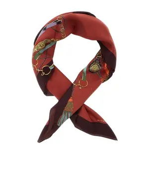 Etro Silk Scarf With Charm Motif