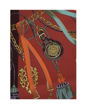 Etro Silk Scarf With Charm Motif