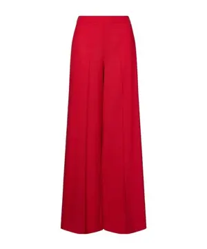 Marella Pleated Wide-leg Casual Trousers