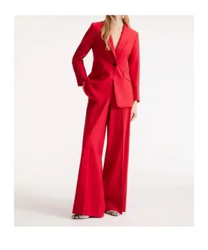 Marella Pleated Wide-leg Casual Trousers