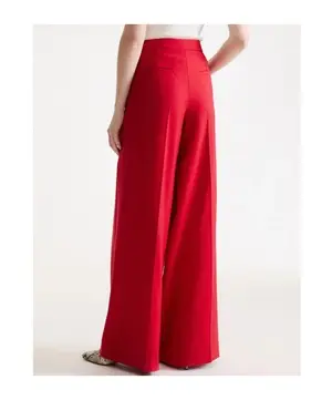 Marella Pleated Wide-leg Casual Trousers