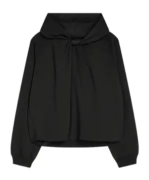 Dries Van Noten Draped Cotton Hoodie