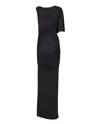 Roberto Cavalli Draped One-shoulder Dress