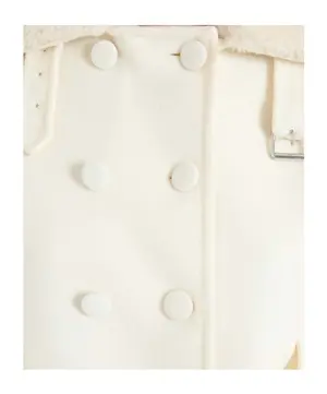 Ermanno Scervino Double-breasted Fur Collar Jacket