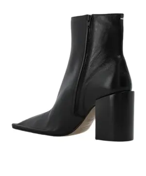 MAISON MARGIELA Leather Heeled Ankle Boots