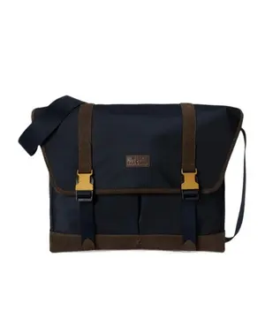Polo Ralph Lauren Flap Shoulder Bag - Navy/brown
