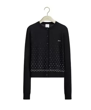 Dior Fitted Cardigan - Black