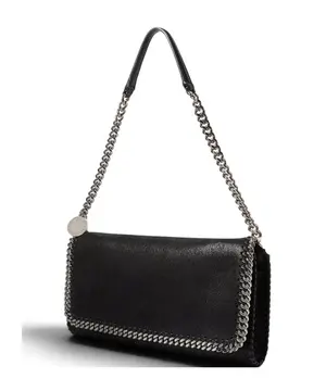 Stella McCartney Flap Shoulder Bag - Black