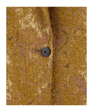 Dries Van Noten Long-sleeve Blazer - Metallic