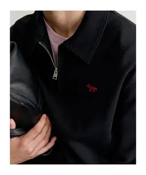 Maison Kitsuné Polo-collar Sweatshirt