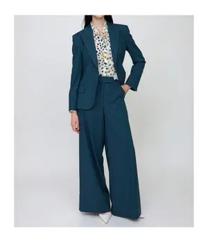 Marella Elastic-waist Wide-leg Casual Trousers
