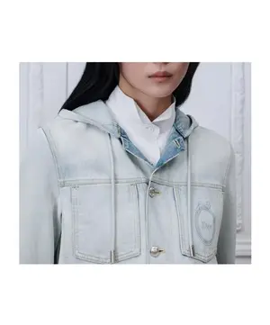 Dior Medaillon Embroidered Hooded Jacket