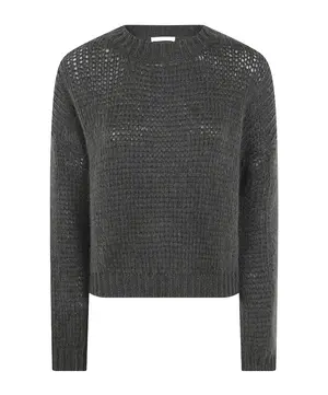 ROBERTO COLLINA Long-sleeve Knit Top - Black