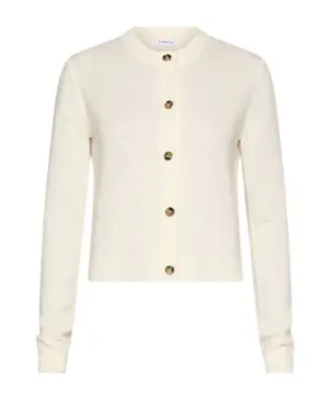 Marella Ribbed-knit Crew-neck Top - White