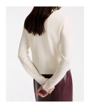 Marella Ribbed-knit Crew-neck Top