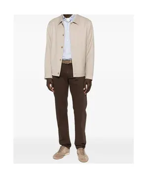 Incotex Logo-patch Belt-loop Trousers