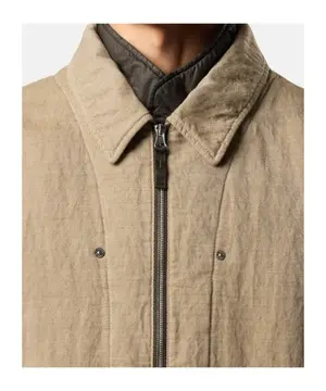 Stone Island Padded Field Jacket With Anti-drop