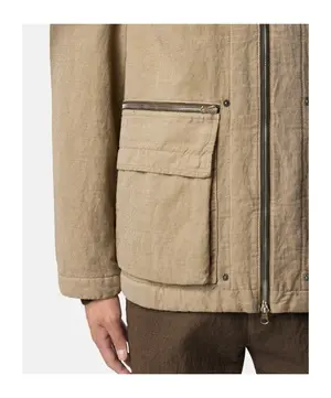 Stone Island Padded Field Jacket With Anti-drop