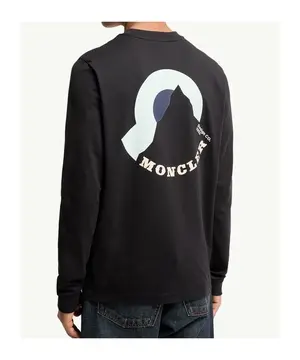 Moncler Logo Cotton Long Sleeve T-shirt