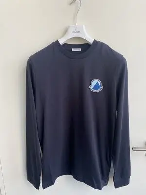 Moncler Logo Cotton Long Sleeve T-shirt