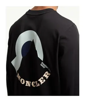 Moncler Logo Cotton Long Sleeve T-shirt
