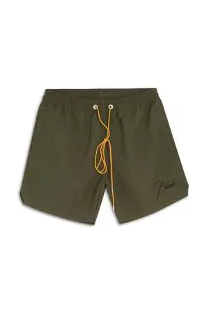 Rhude Drawstring Swim Shorts - Green
