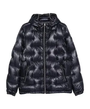 Herno Quilted Zip-up Hooded Jacket