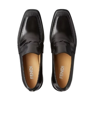 Fendi 1966 Leather Loafers