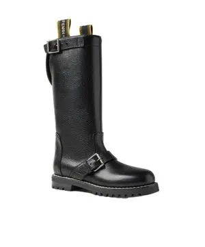 Fendi Commando Leather Boots