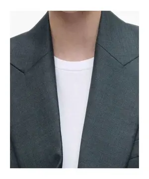Victoria Beckham Olie Peak-lapel Blazer