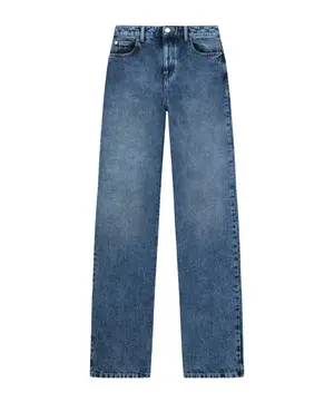Emporio Armani Straight-leg Five-pocket Denim Jeans With A Vintage Look - Blue