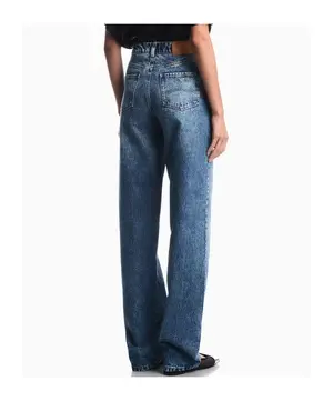 Emporio Armani Acid-wash Straight-leg Jeans