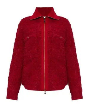 Moncler Long-sleeve Cardigan - Red