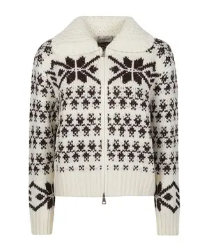 Moncler Fair Isle Zip-up Cardigan - No
