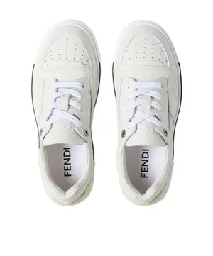 Fendi Fender Sneakers Leather Low-top