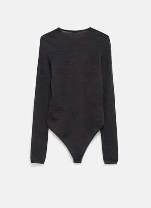 Alaïa Wool Knit Bodysuit