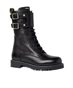 Fendi Commando Leather Boots