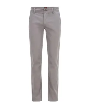 Hugo Boss Grey Slim Cotton Trousers No