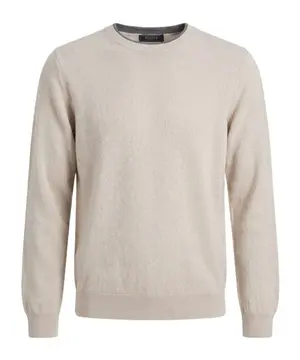 Peserico Ribbed-knit Crew-neck Top