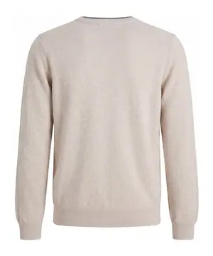 Peserico Ribbed-knit Crew-neck Top