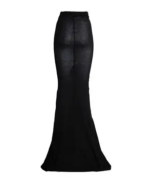 Rick Owens Simple Solid-color Stretch Skirt