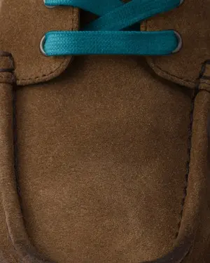 Prada Aged Suede Lace-up Ankle Boots