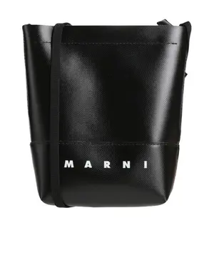 Marni Small Canvas Bucket Bag - Black