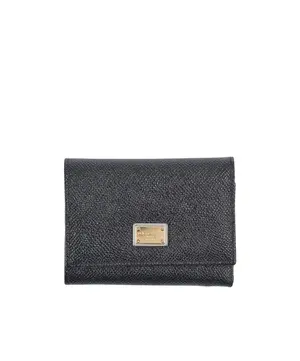 Dolce & Gabbana Minimal Solidcolor Wallet - Black