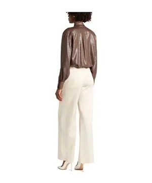 Brunello Cucinelli Loose Satin Trousers