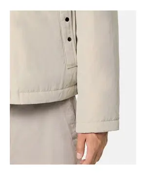 Stone Island Quilted Button-up Jacket
