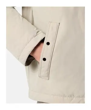 Stone Island Quilted Button-up Jacket