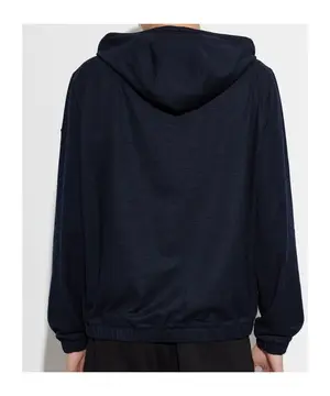 Moncler Flannel Zip-up Hoodie