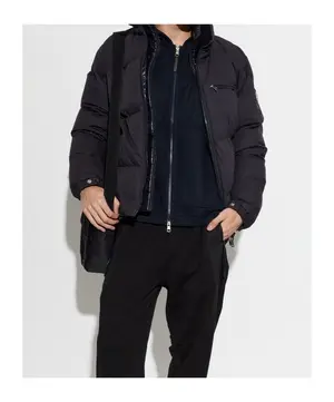 Moncler Flannel Zip-up Hoodie