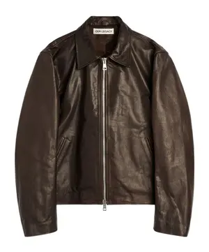 Our Legacy Mini Zipped Jacket - Brown